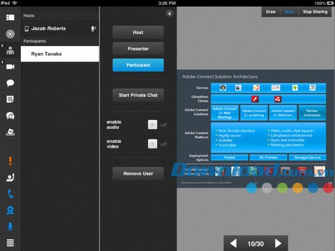 Adobe Connect Mobile iOS 2.3: Quản lý cuộc họp online trên iPhone/iPad (Giống Mod Hack Full)