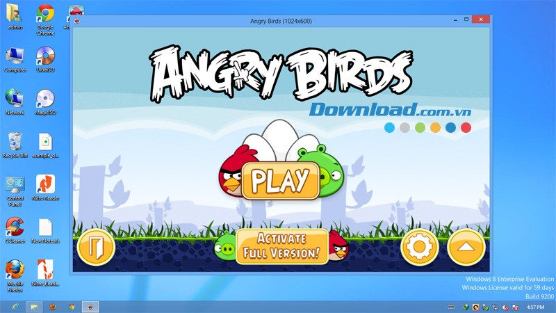 Angry Birds 4.0: Game Những Chú Chim Nổi Giận