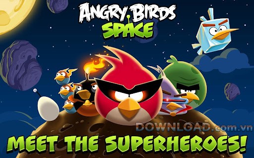 Angry Birds Space HD cho Android 2.2.14 - Khám phá thiên hà!