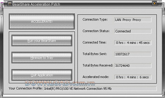 BearShare Acceleration Patch - Tìm kiếm file (Giống Mod Hack Full)