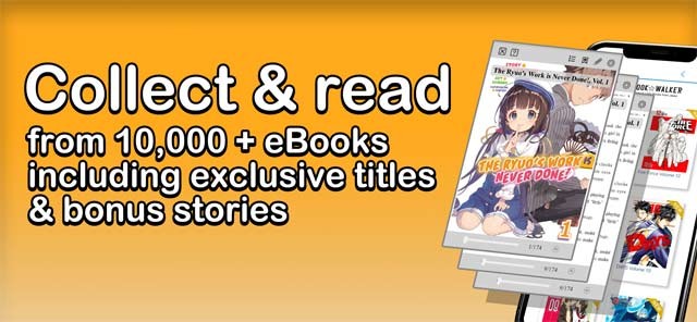 BOOK WALKER iOS 5.0.4 - Đọc Manga & Light Novel trên iPhone/iPad