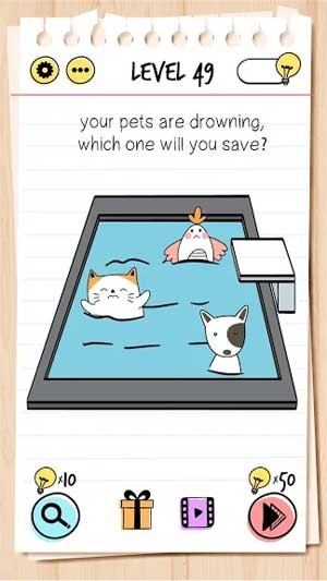 Brain Test Android 2.716: Giải đố độc đáo trên Android