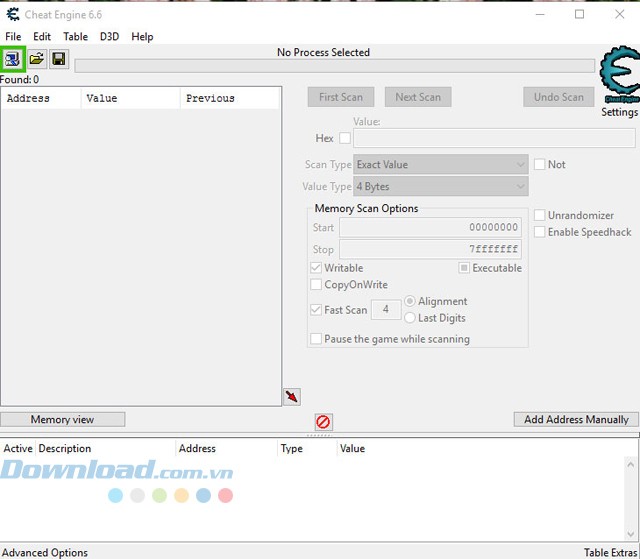 Cheat Engine 6.4: Phần mềm thay đổi thông số game
