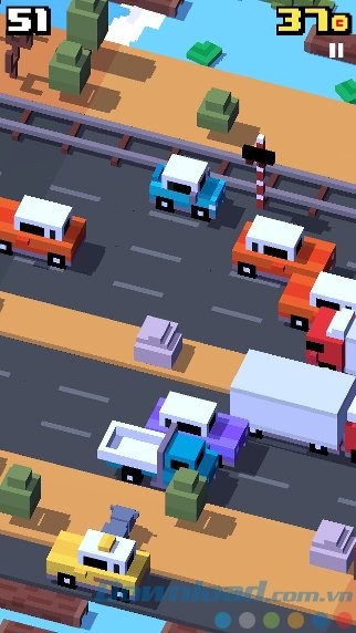 Crossy Road iOS 1.3.9: Game Gà Vượt Đường Trên iPhone/iPad