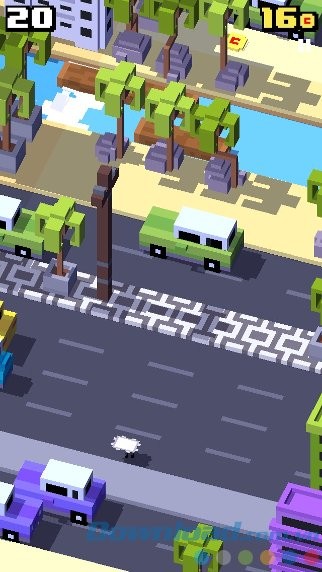 Crossy Road iOS 1.3.9: Game Gà Vượt Đường Trên iPhone/iPad