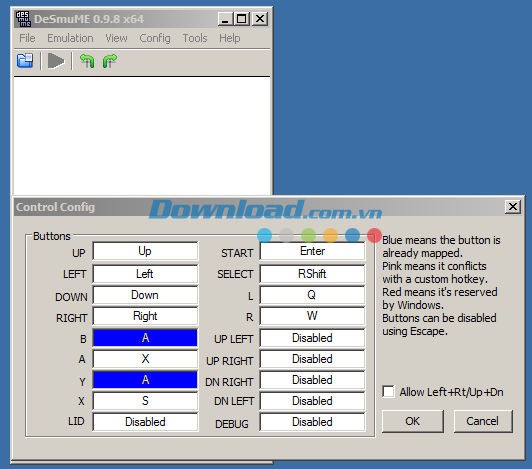 DeSmuME 0.9.13: Giả lập Nintendo DS trên PC