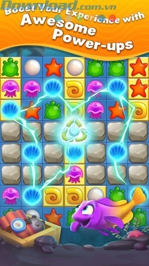 Fishdom cho Android - Tải và chơi game match 3 khám phá thủy cung