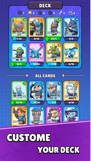 Hex Warriors: Game chiến thuật thẻ bài thời gian thực hấp dẫn (Giống Mod Hack Full)