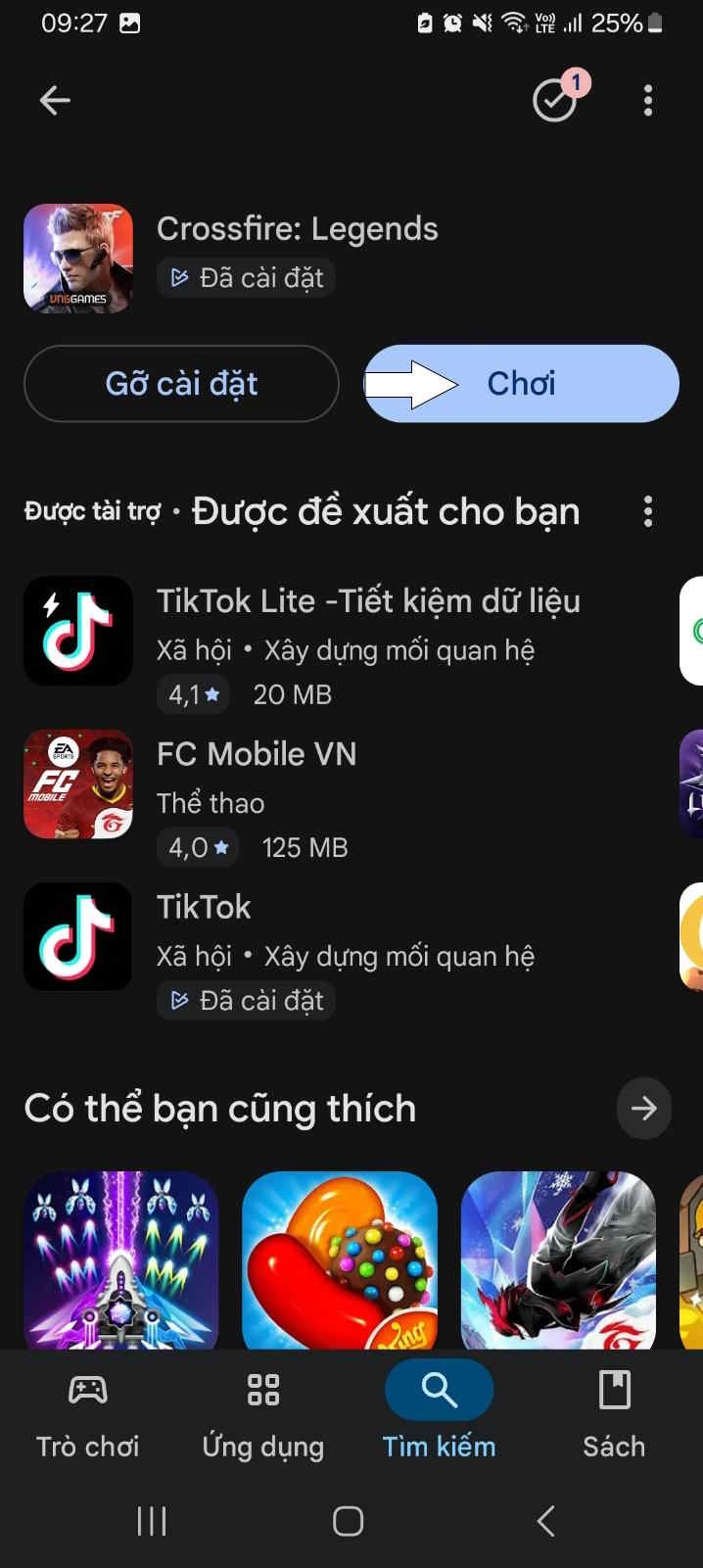Hướng dẫn cài đặt Crossfire: Legends trên điện thoại