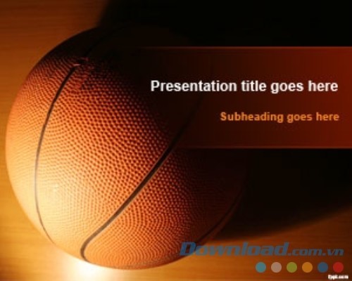 Mẫu PowerPoint Bóng Rổ Đẹp, Chuyên Nghiệp