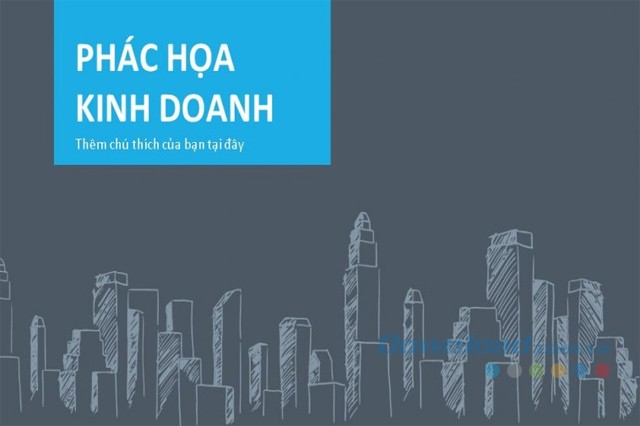 Mẫu PowerPoint Phác Họa Kinh Doanh Chuyên Nghiệp