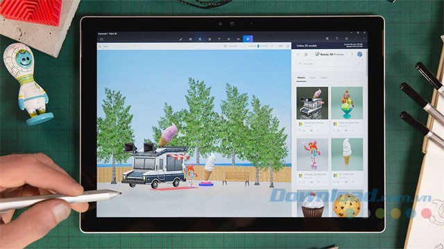 Paint 3D cho Windows 10 - Tải và trải nghiệm vẽ tranh 3D