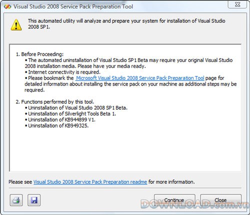 Microsoft Visual Studio 2008 Service Pack 1 - Download & Update