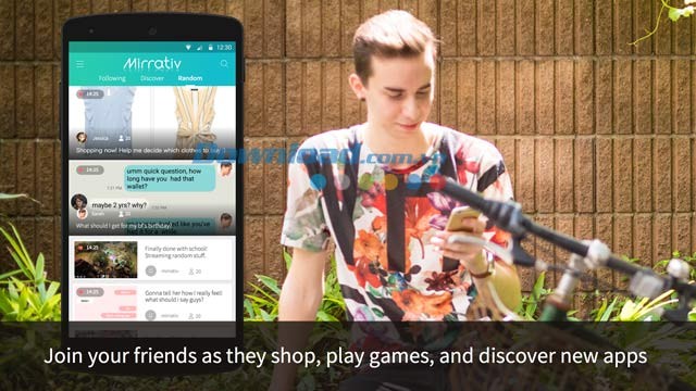 Mirrativ cho Android 1.0.2 - Phát trực tiếp video