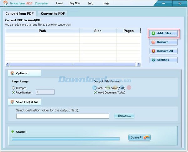 Tenorshare PDF Converter 6.0 - Chuyển đổi PDF sang Word, Excel, PPT
