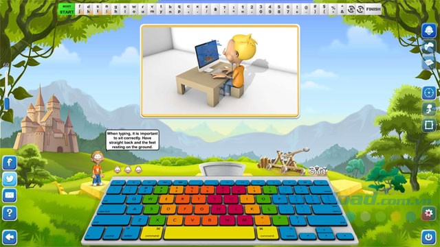 Typing Fingers: Học gõ 10 ngón cho bé qua trò chơi