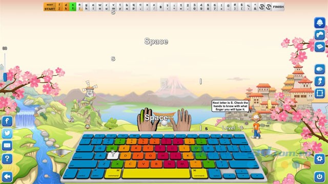 Typing Fingers: Học gõ 10 ngón cho bé qua trò chơi