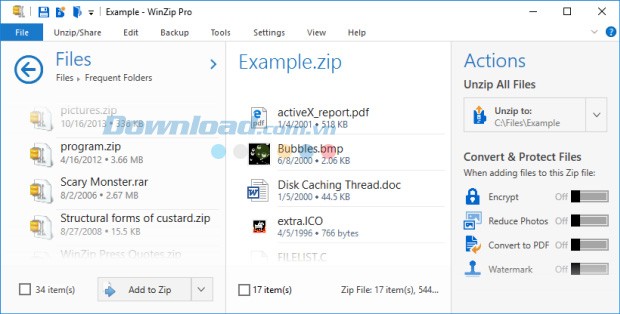 WinZip 26 - Phần mềm nén và giải nén dữ liệu hàng đầu