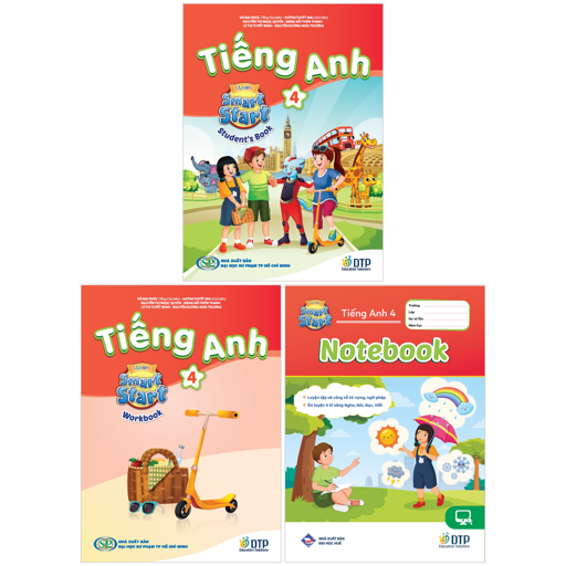 Đọc sách Bo Sach Tieng Anh 4 - I-Learn Smart Start - Student's Book + Workbook + Notebook (Bo 3 ...
