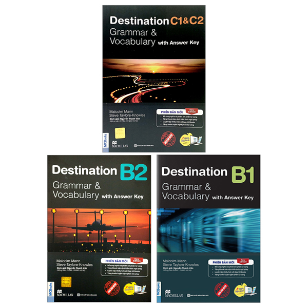 Đọc sách combo sách destination - grammar and vocabulary with answer key - b1 + b2 + c1 and c2 ...