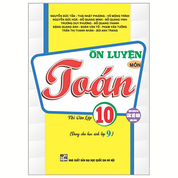 Đọc sách On Luyen Mon Toan Thi Vao Lop 10 PDF miễn phí